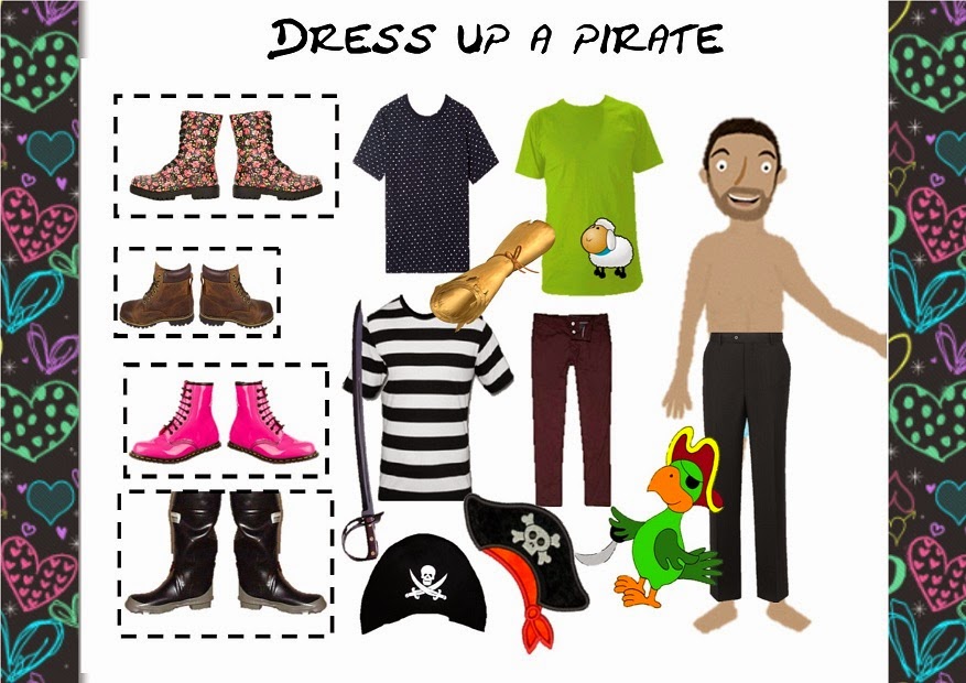 Simply Kids Learning: Pirates Cut and Stick activity- Dress up a pirate Simply Kids Learning: Pirates Cut and Stick activity- Dress up a pirate