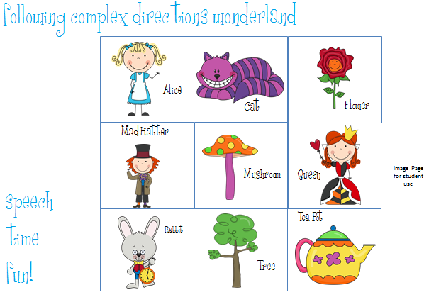 Alice in Wonderland Skill Sets & Bundle! - Speech Time Fun: Speech and ...