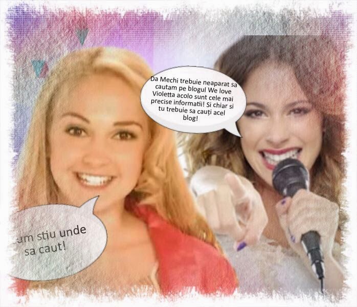 We love Violetta: Heeeei! Câteva poze cu Roxy in unele e si Fausta! Daca nu știți cine e Roxy si ...