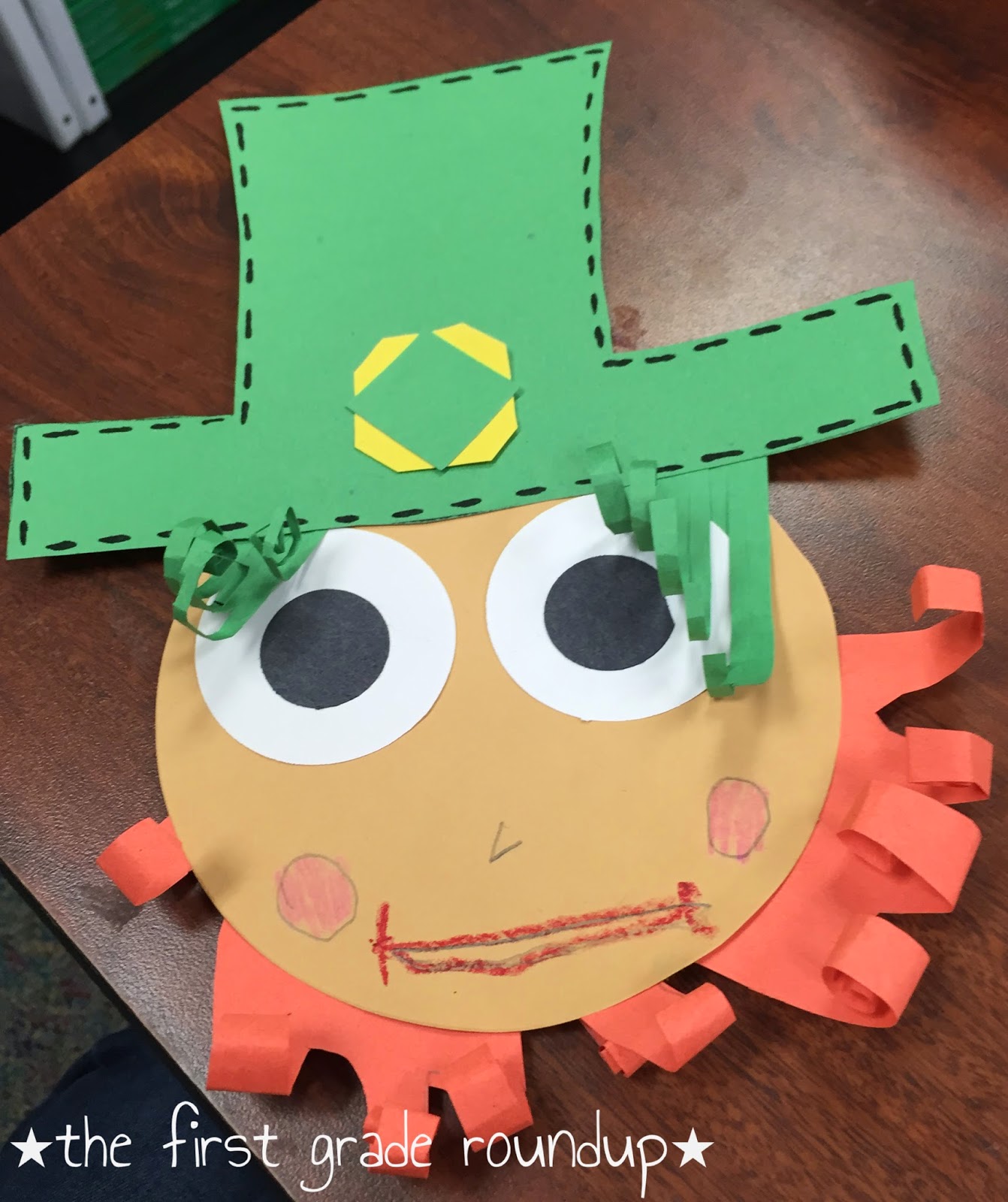 Leprechaun Craft for Kindergarten & St. Patrick's Day Graphing ...