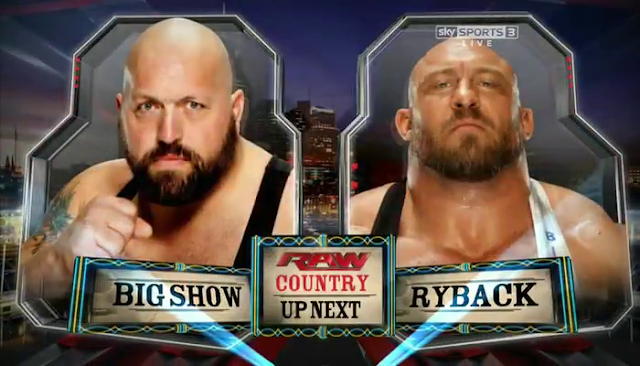 Colonel's WWE Corner: Big Show VS Ryback RAW Report 11/18/13