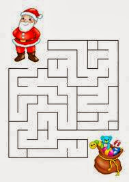 6 Easy Christmas Mazes For Kids
