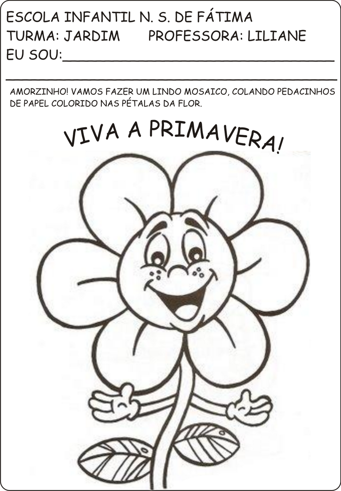 Atividades primavera e plantas - A Arte de Ensinar e Aprender Atividades primavera e plantas - A Arte de Ensinar e Aprender