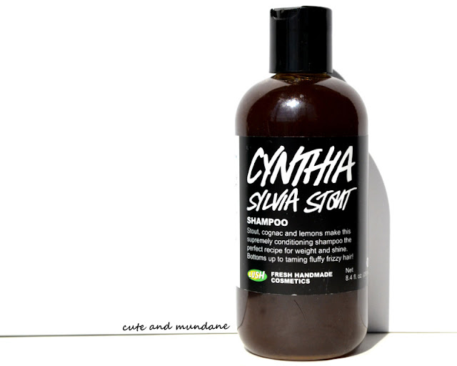 Cute and Mundane: LUSH Cynthia Sylvia Stout Shampoo review Cute and Mundane: LUSH Cynthia Sylvia Stout Shampoo review
