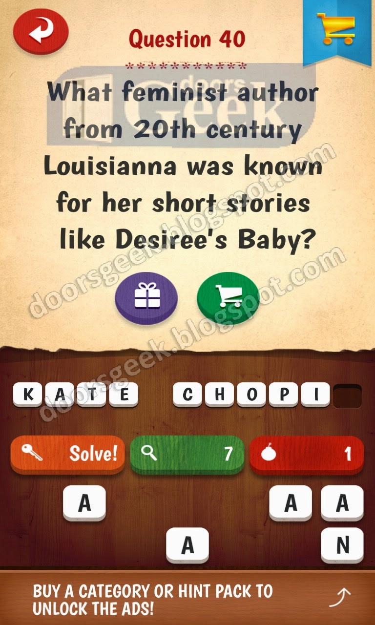 The American Quiz - Level 40 ~ Doors Geek