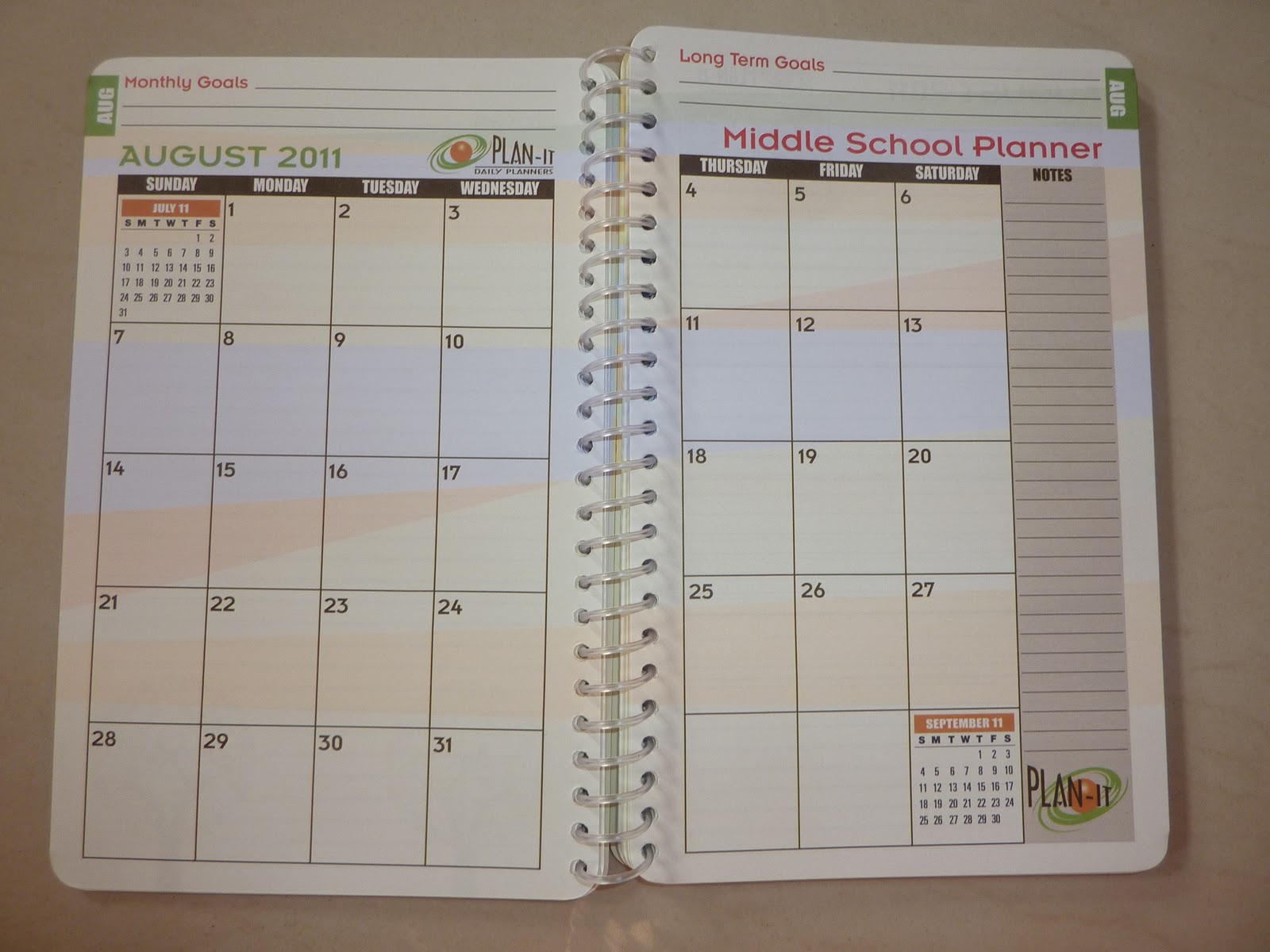 Plannerisms: 2011-2012 Plan-It Middle School and High School planners