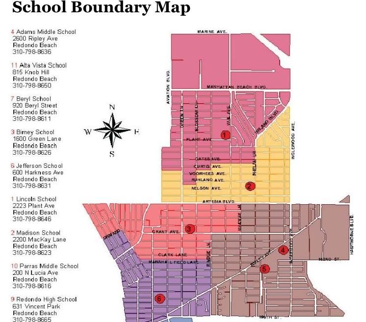 Redondo Beach Zip Code Map - Map
