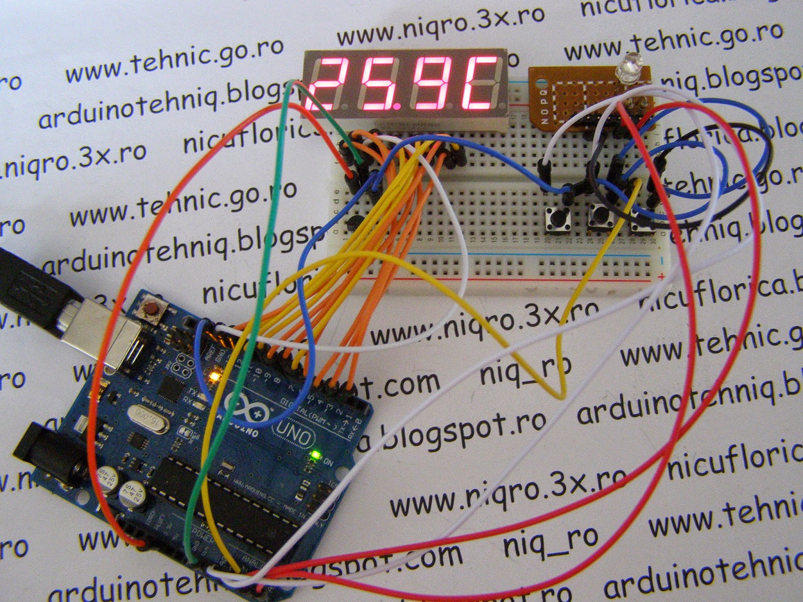 DS18B20 Thermometer With Arduino Digits Segment Display, 49% OFF DS18B20 Thermometer With Arduino Digits Segment Display, 49% OFF