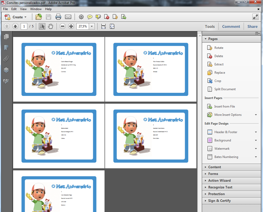 Variable Data Printing: Tutorial Dados Variáveis InDesign
