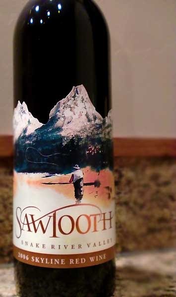 Bob's Brew and Liquor Reviews: Sawtooth Snake River Valley Skyline Red Wine