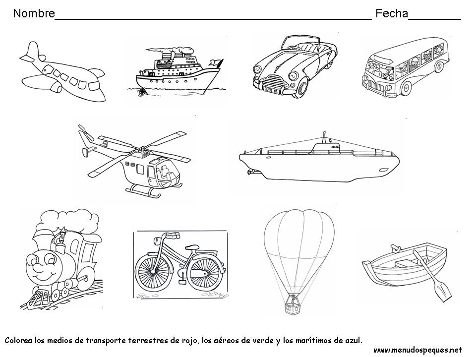 Medios de transporte para colorear maritimos - Imagui