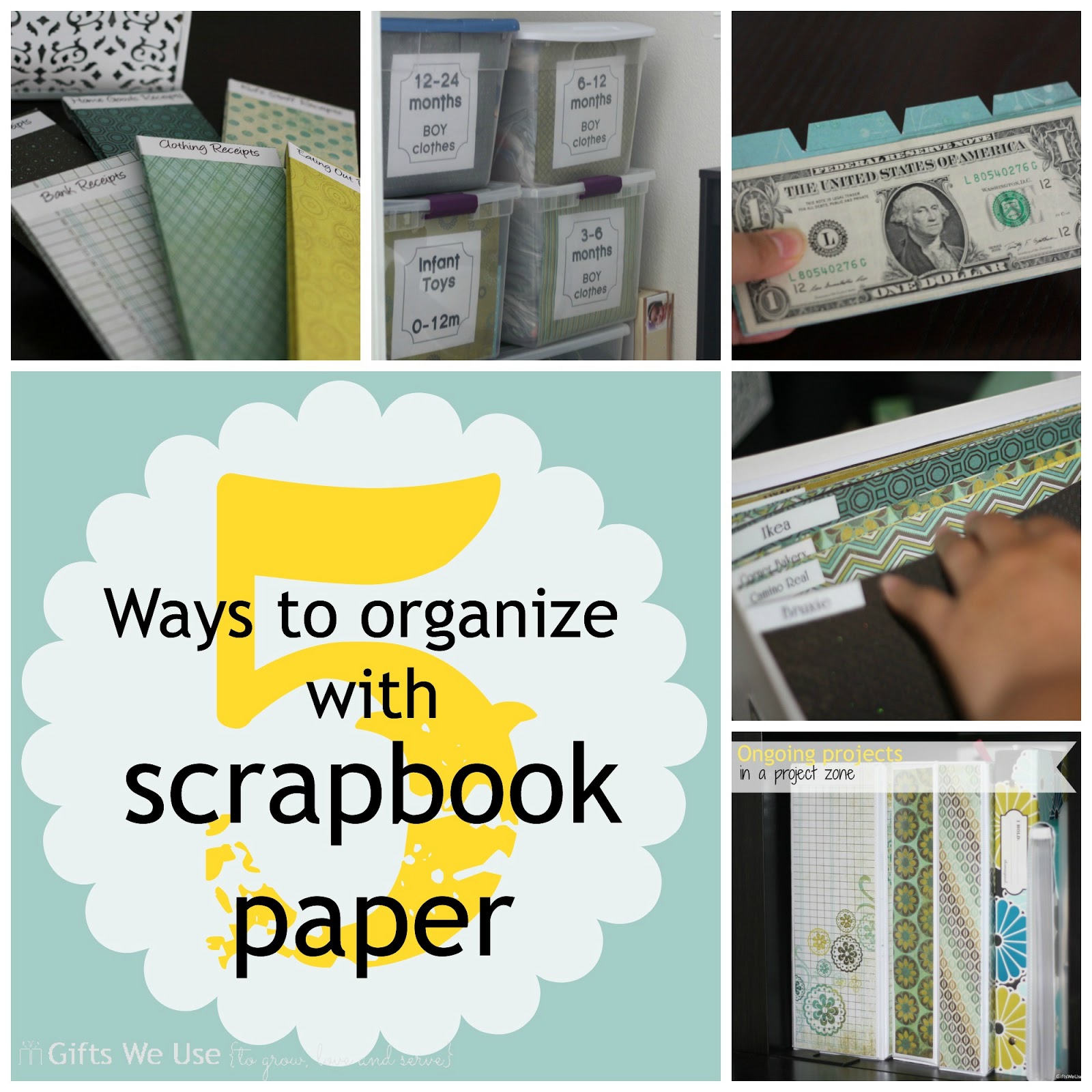 Gifts We Use 5 Ways To Organize Using Scrapbook Paper gifts-we-use-5-ways-to-organize-using-scrapbook-paper
