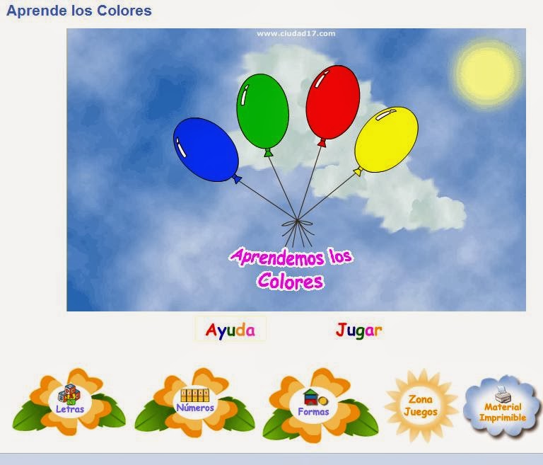 crecer y aprender: Aprendemos los colores