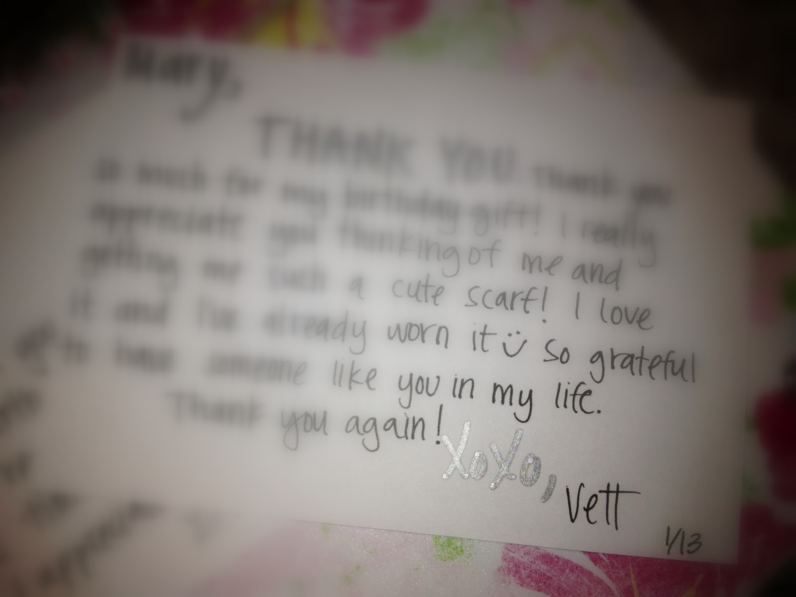 Real College Student of Atlanta: Thank you notes