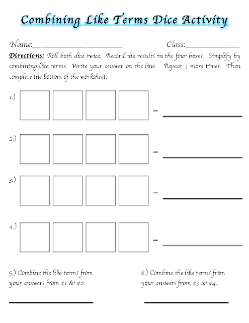 Middle School Math Madness Combining Like Terms middle-school-math-madness-combining-like-terms