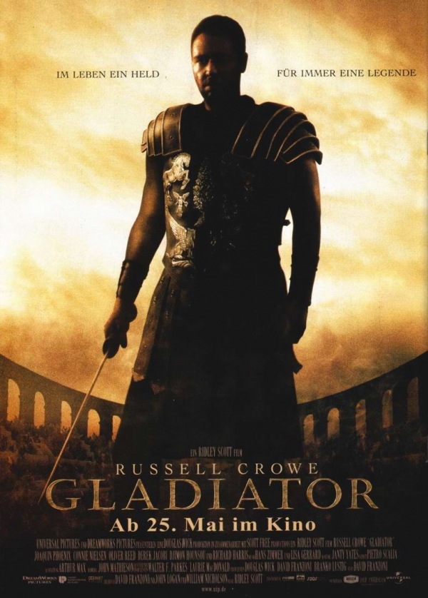 Maištinga siela: Filmas: "Gladiatorius" / "Gladiator"