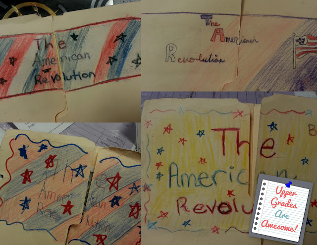Upper Grades Are Awesome: American Revolution Lapbook Part 1