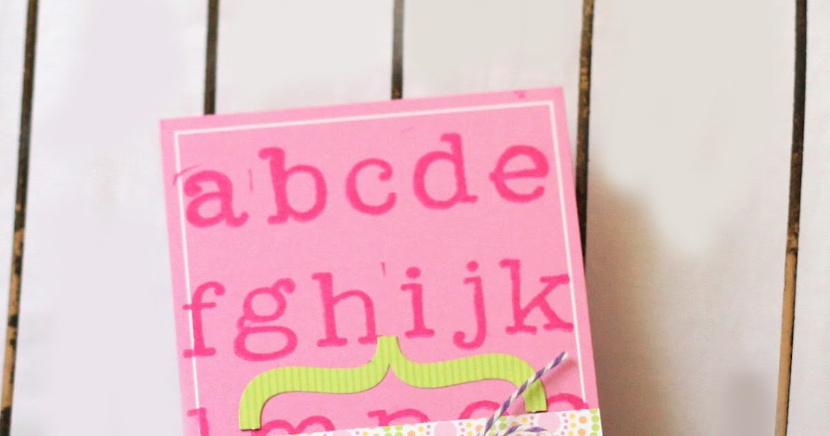 Doodlebug Design Inc Blog: Tuesday Tutorial: Alphabet Card by Kandis
