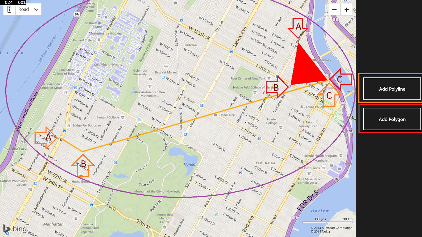 Bing Maps : Adding Polygons and Polylines to Bing Maps Windows 8.1 Bing Maps : Adding Polygons and Polylines to Bing Maps Windows 8.1