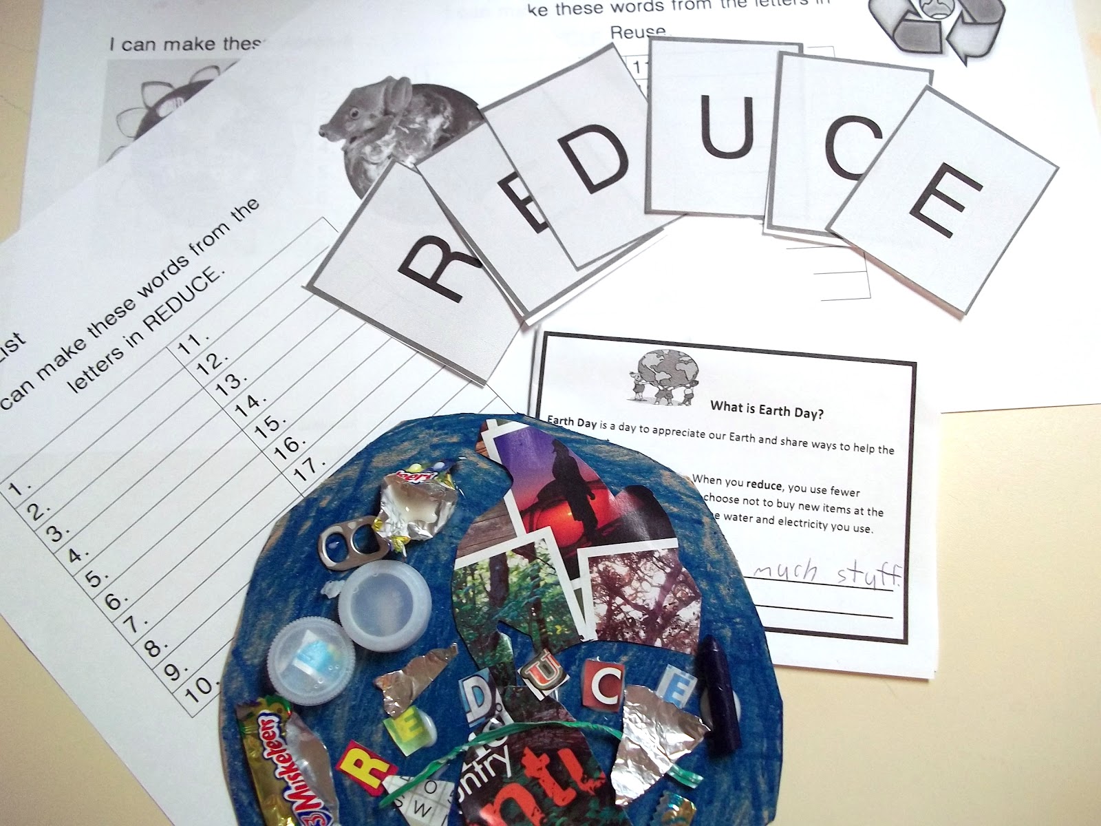 Sweet Tea Classroom: R is for Real Earth Day Recycled Craft