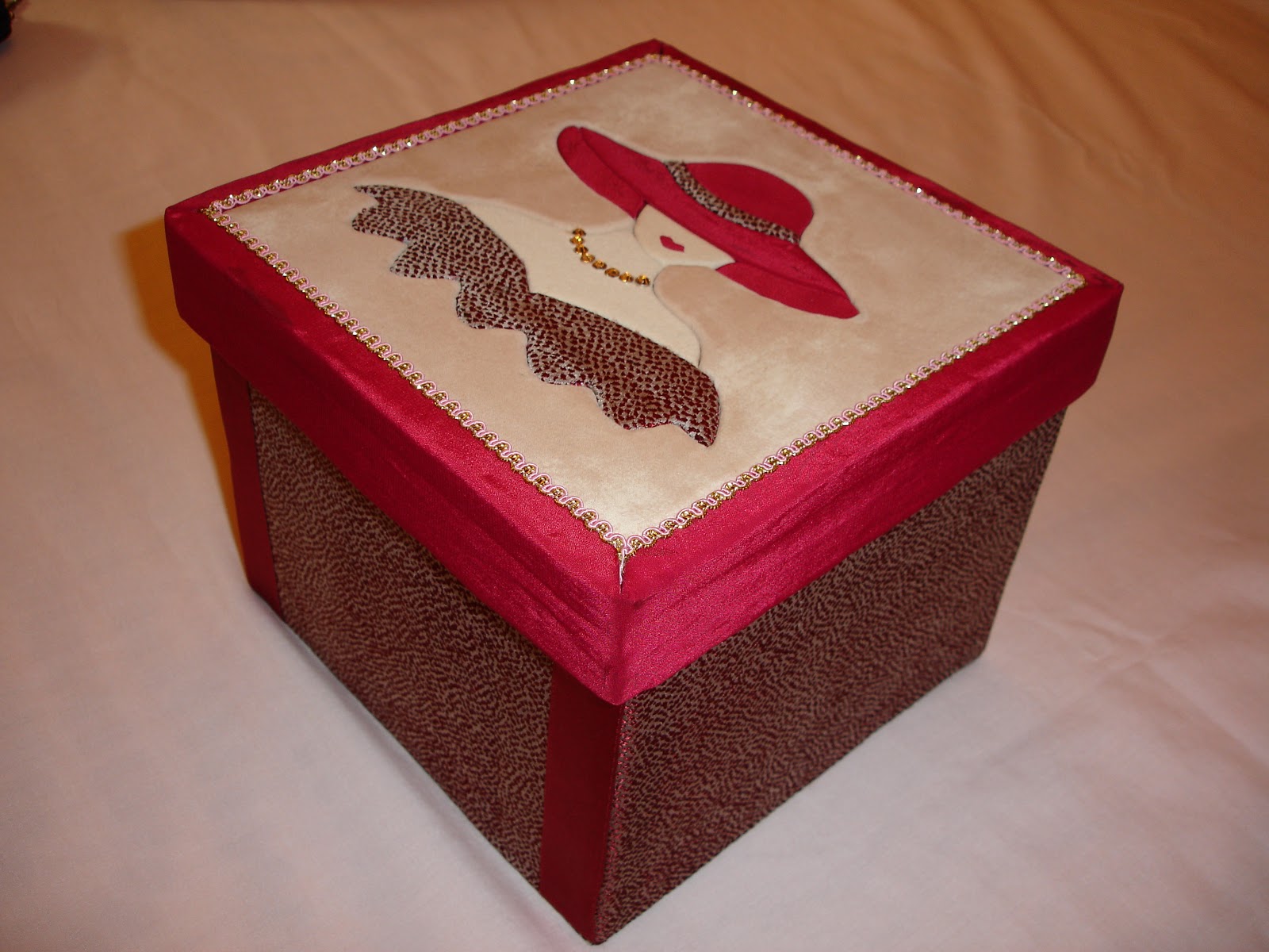 Patchwork sin aguja cajas - Imagui