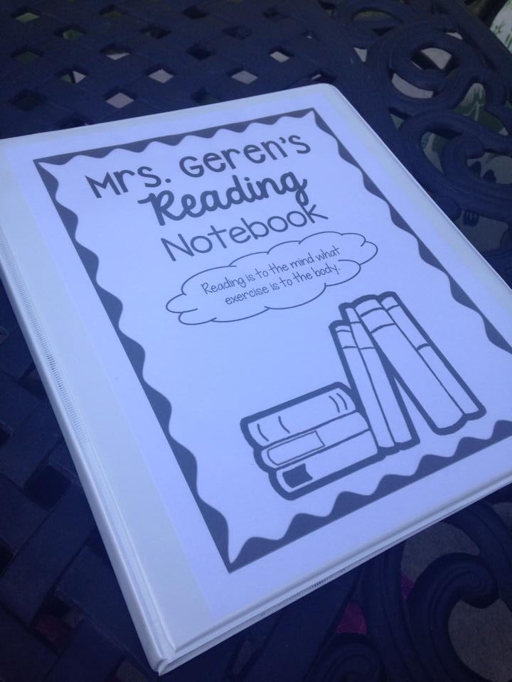 Reading Binder - For the Love of Teaching