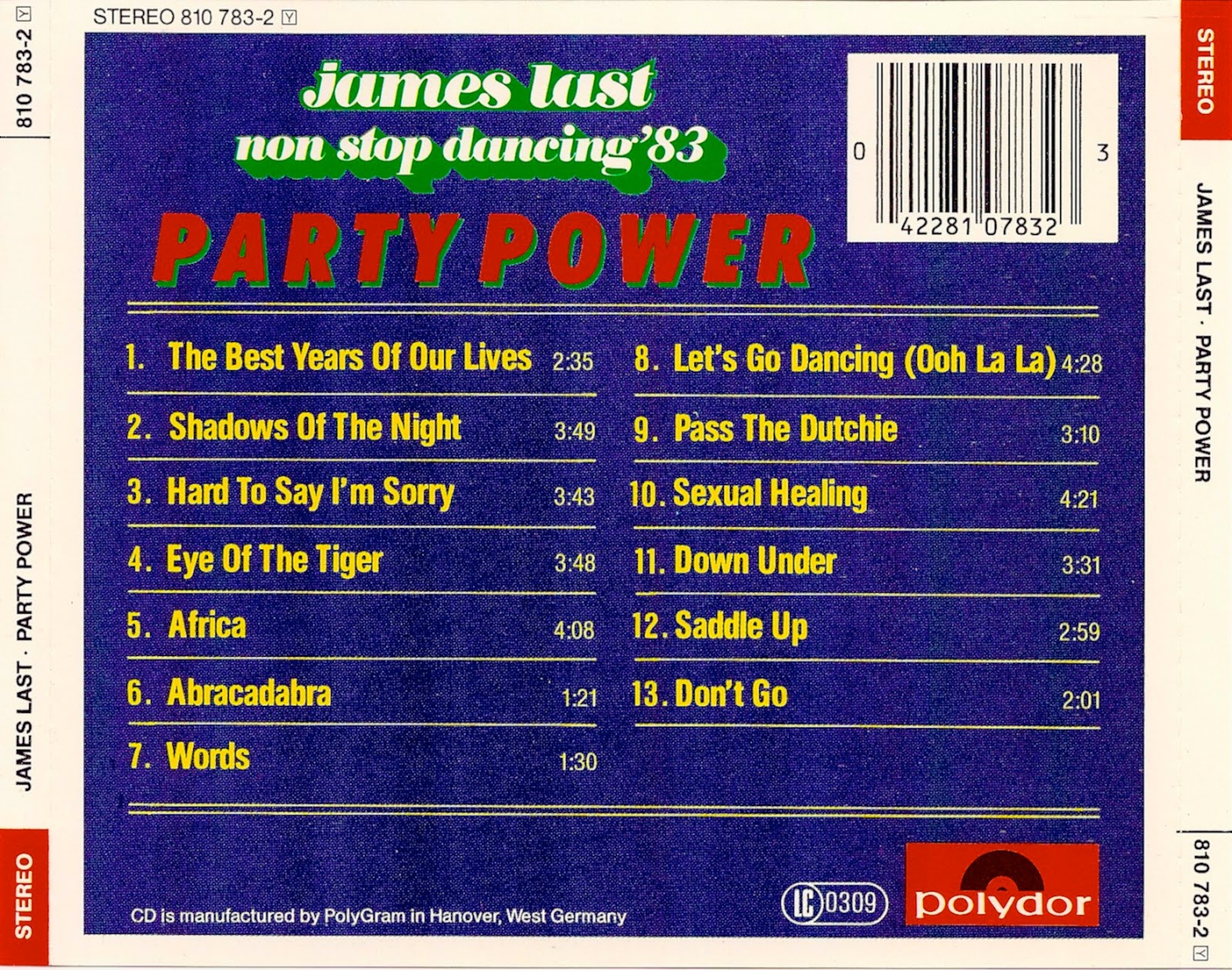 The First Pressing CD Collection: James Last - Party Power