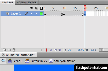 Creating a Simple Animated Button - Flash Tutorial
