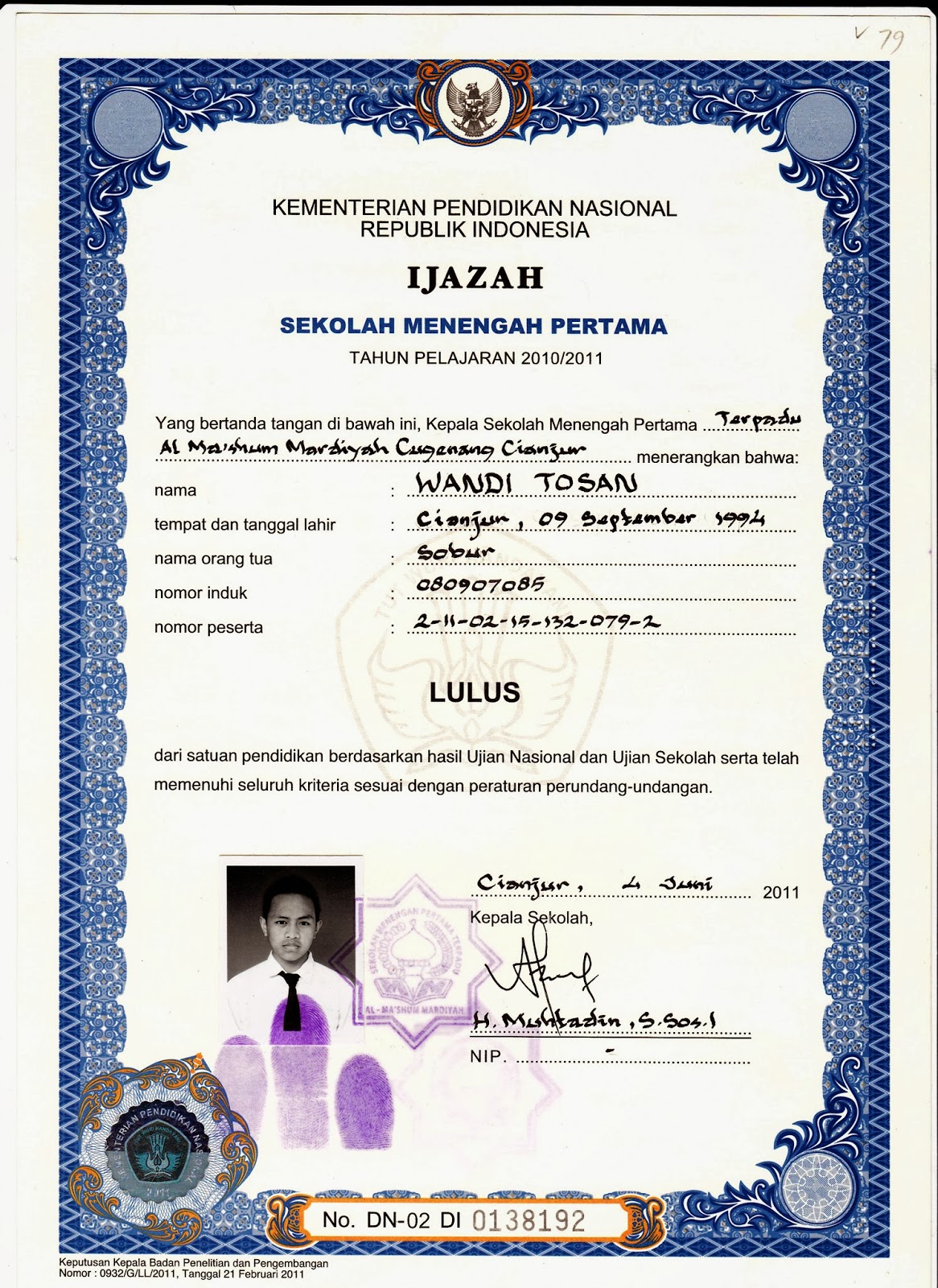 Contoh Foto Ijazah Sma Jejak Belajar Html Lengkapilah Tabel Contoh Foto Ijazah Sma Jejak Belajar Html Lengkapilah Tabel