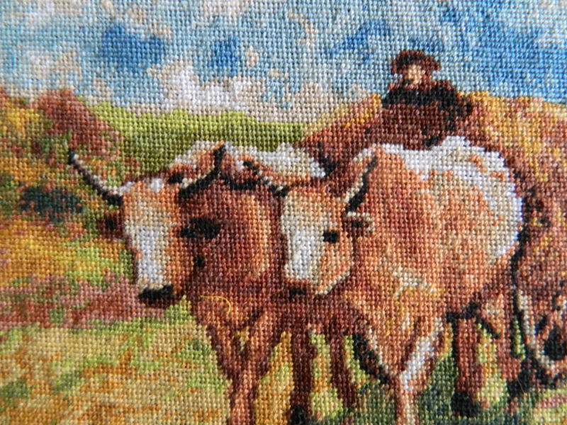 MAGAZIN GOBLEN - Goblenuri de vanzare - Vand Goblen: Goblen de vanzare - CARUL CU BOI