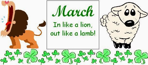 In Like a Lion....... In Like a Lion.......