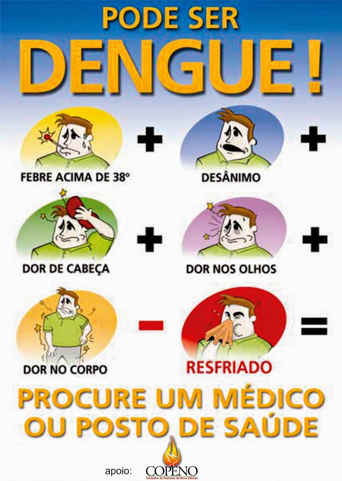 CAMPANHA CONTRA DENGUE ~ Copeno - Conselho de Pastores de Nova Odessa / SP CAMPANHA CONTRA DENGUE ~ Copeno - Conselho de Pastores de Nova Odessa / SP