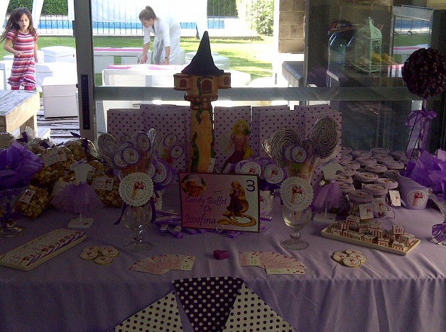 Mesas tematicas rapunzel - Imagui