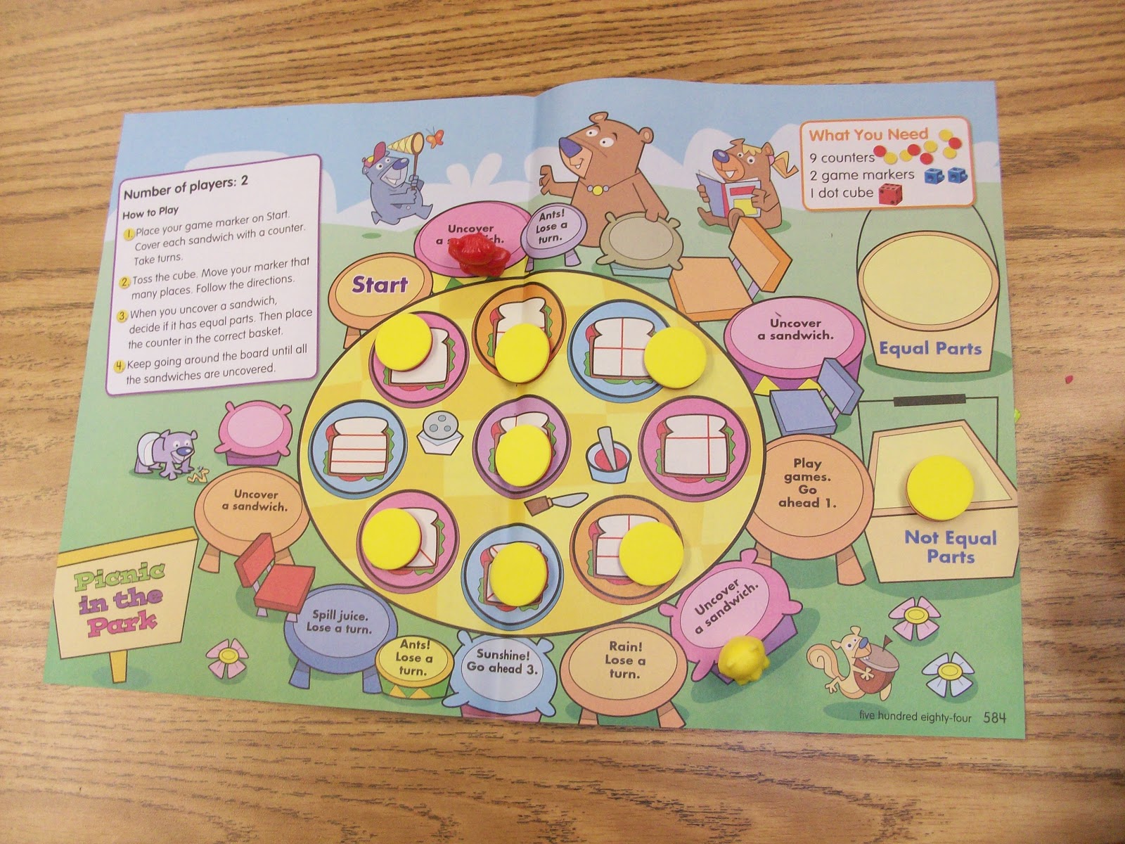 Mrs. Hankinson's Class: fractions freebie