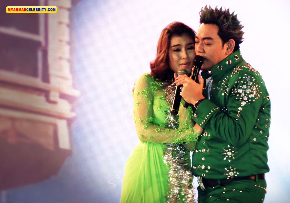 Yan Aung with Beautiful Myanmar Angels