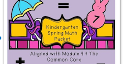 The Best of Teacher Entrepreneurs II: "Kindergarten Spring Math Packet ...