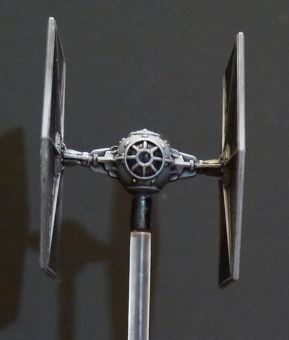 Rule 37: Blog hiatus over: X-Wing miniatures Tie Fighter repaint!