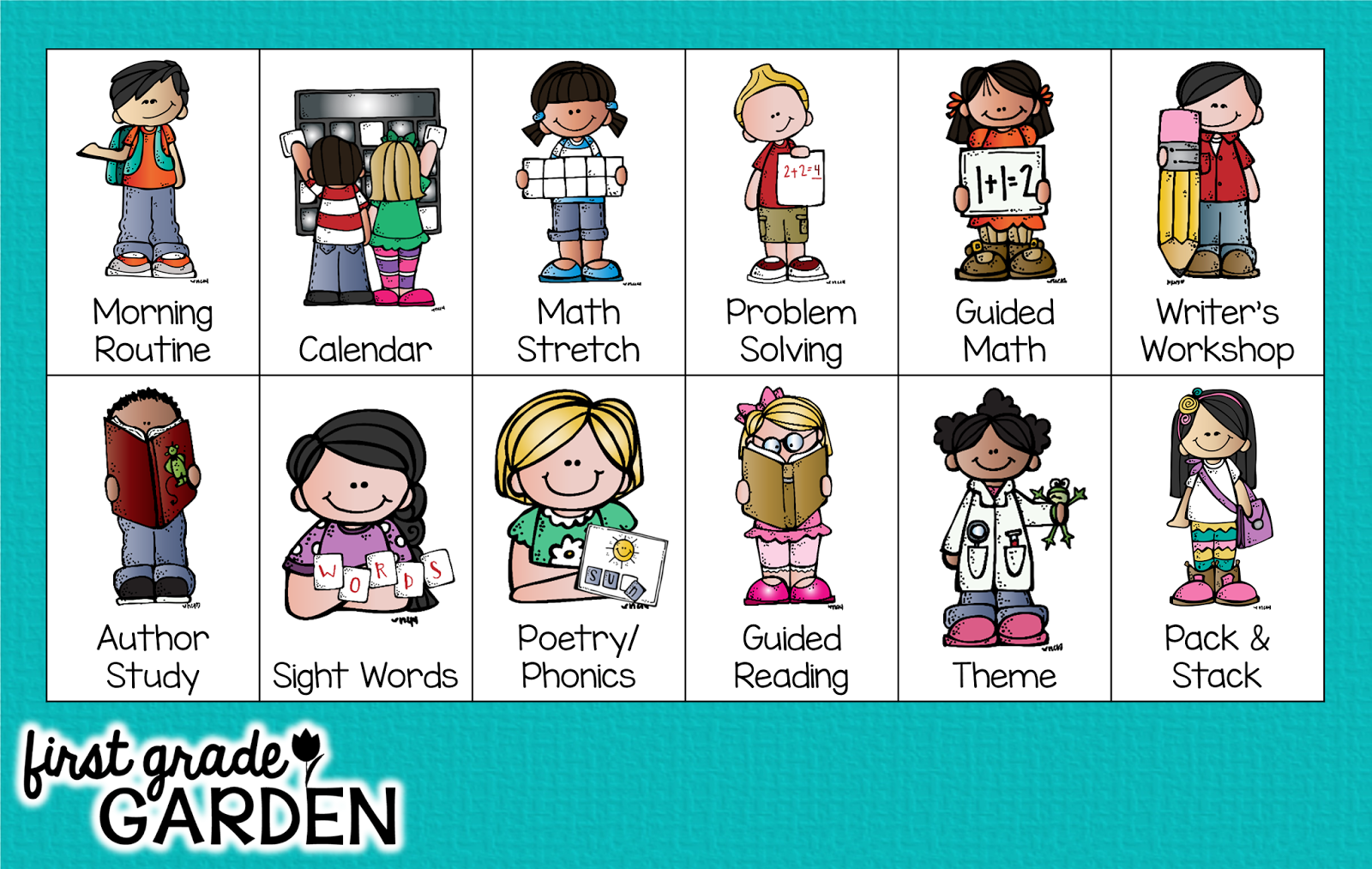 First Grade Garden: Daily Schedule - Writer's Workshop