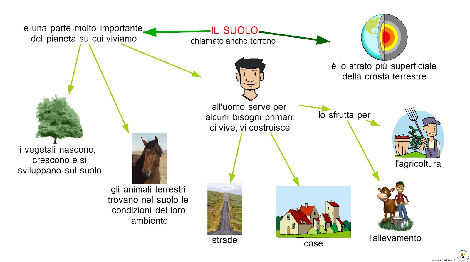 Paradiso delle mappe: Il suolo