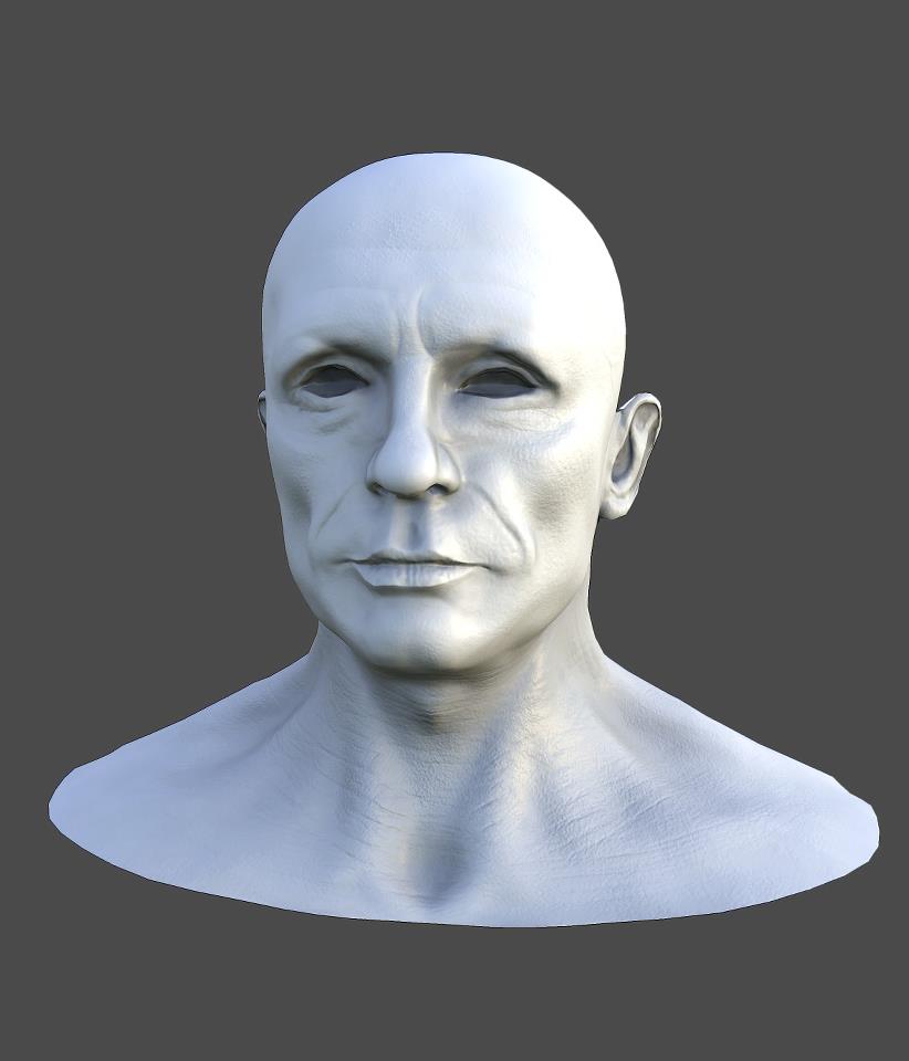 Daniel Craig Bust — polycount