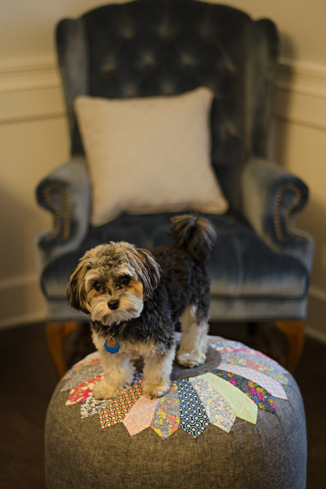 Bijou Lovely: Patchwork Pouf Tutorial.