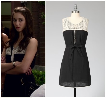 Pretty Little Liars: Season 3 Episode 3 Spencers Black Dress with Mesh Top | Shop Your TV