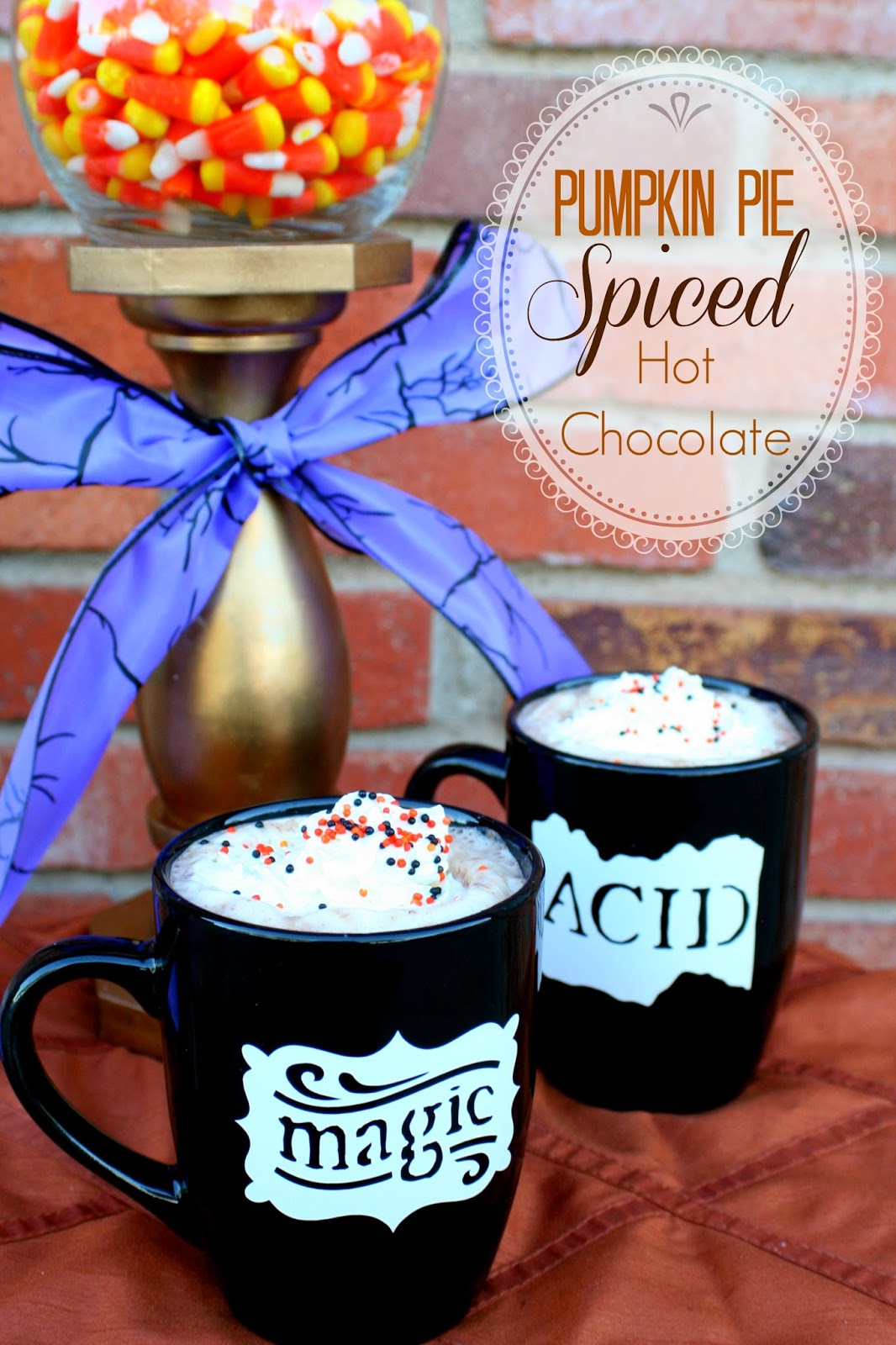Pumpkin Pie Spiced Hot Chocolate - Jordan's Easy Entertaining