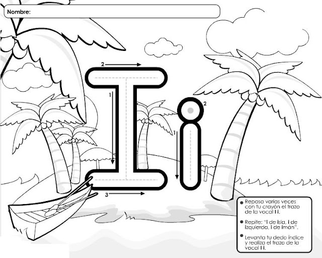 Imagen de las vocales en blanco y negra - Imagui