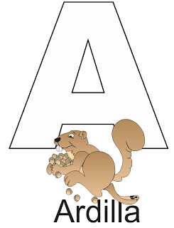 Christian y yo: Letras Abecedario en Español con Dibujos (A)