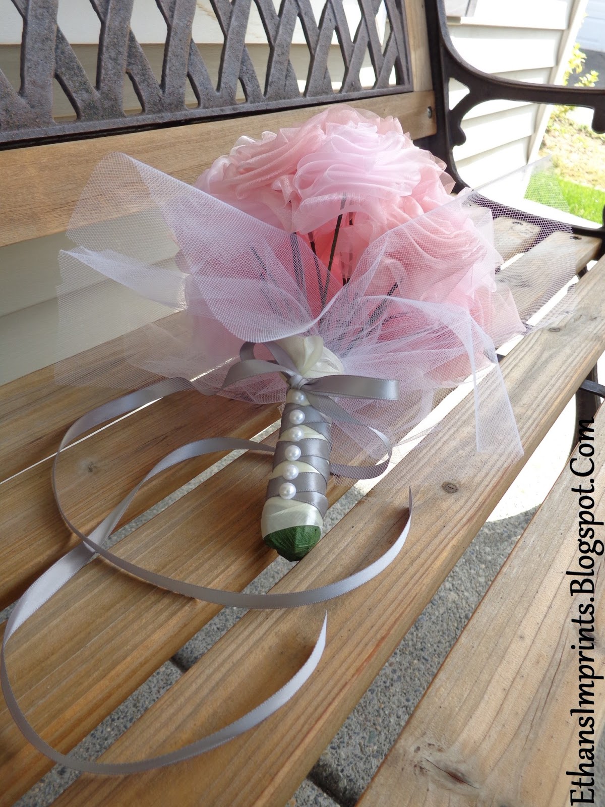 Ethan s Imprints Ribbon Bridal Bouquet ethan-s-imprints-ribbon-bridal-bouquet