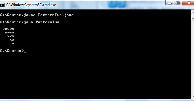 xemacsoft | Tech News: Java Asterisk Pattern using Loops - Pattern Two xemacsoft | Tech News: Java Asterisk Pattern using Loops - Pattern Two