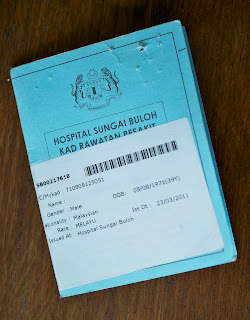 Sentuhan Listrikku: Kad Rawatan Pesakit : PERCUMA Tapi Kosnya Lebih Dari Yang Kita Sangkakan.