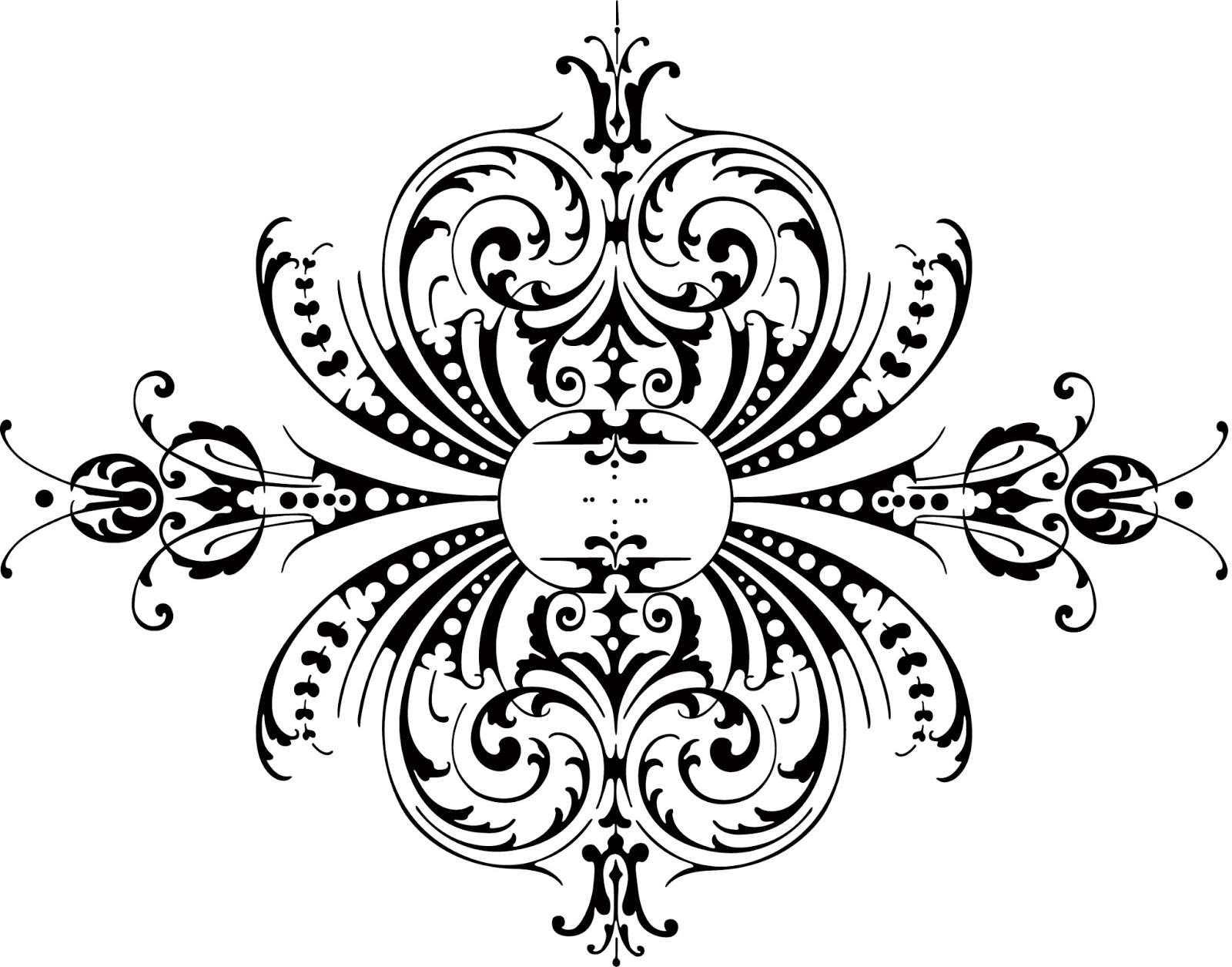 Free vintage clip art images: Free calligraphic ornaments Free vintage clip art images: Free calligraphic ornaments