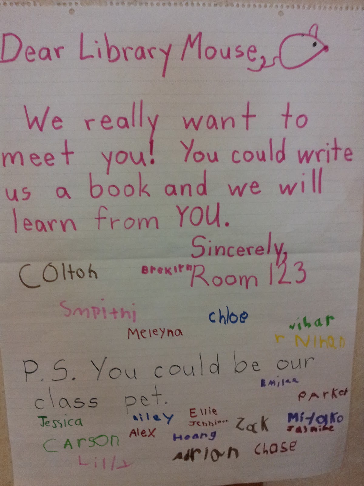 Authors As Heroes: Library Mouse